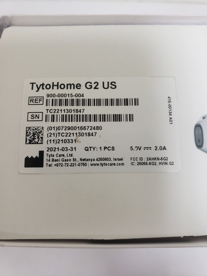 TytoCare TytoHome On Medical Tele Health Telehealth Demand Remote Exam ...