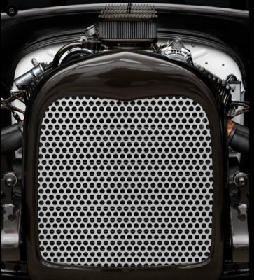 1928-1929 Ford Model A Grille Shell Insert (Aluminum Circle Mesh) | eBay