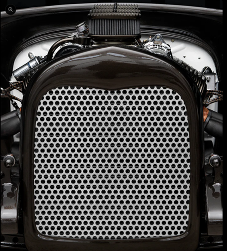 1928-1929 Ford Model A Grille Shell Insert (Aluminum Circle Mesh) | eBay