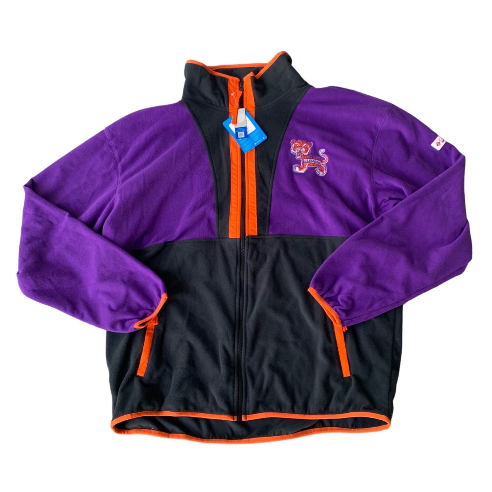 Columbia Collegiate Back Bowl Lightweight Fleece Clemson Tigers Men's ...