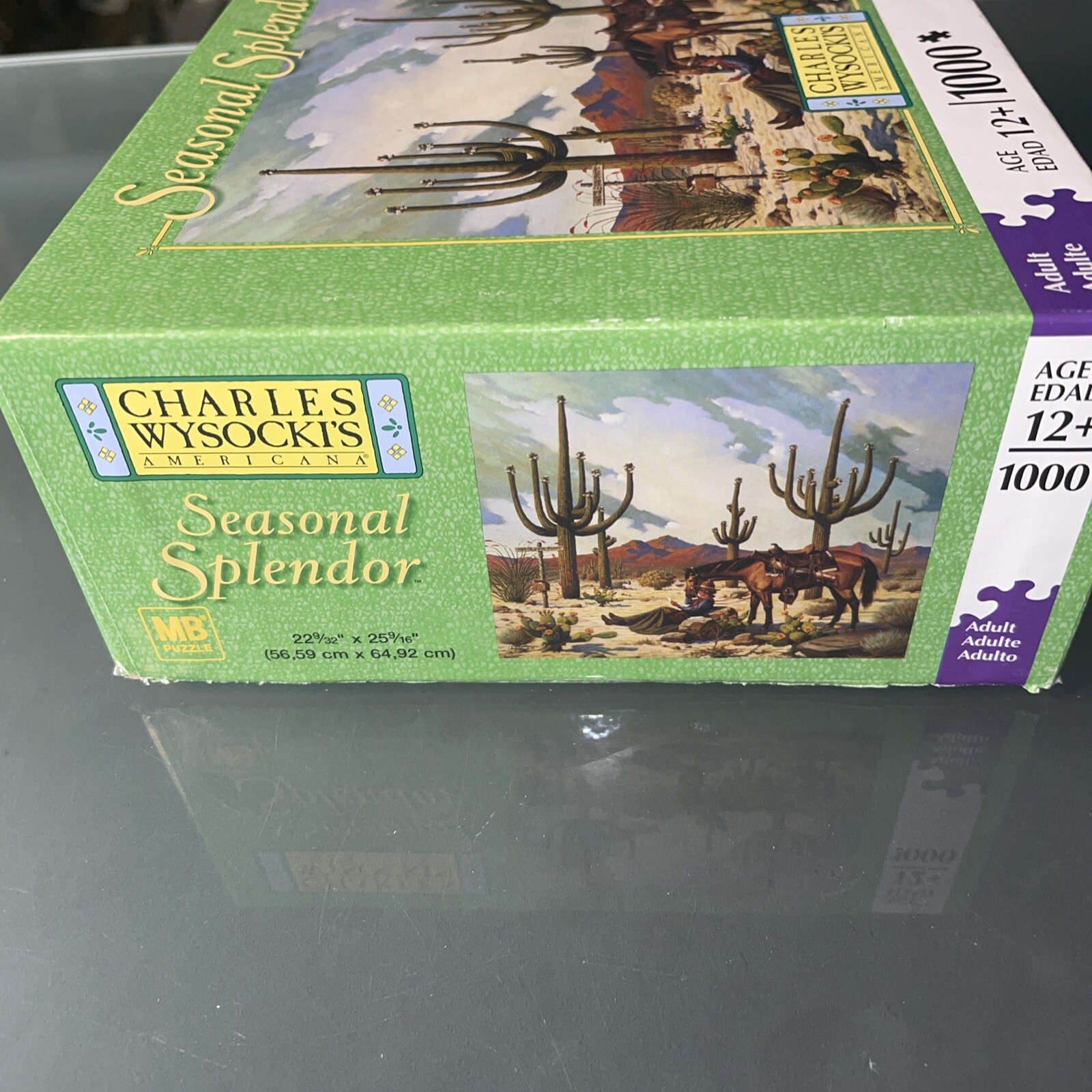 MB Charles Wysocki Love Letter From Cheyenne 1000 Piece Jigsaw Puzzle ...
