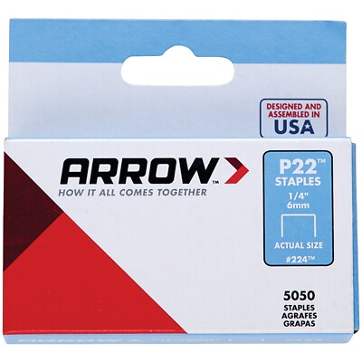 ARROW 224 P22 Plier Staples, 5,050 pack (1/4 In.) 79055022145| eBay