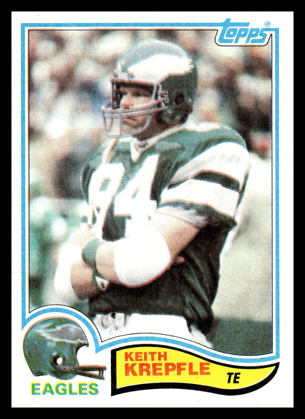 1982 Topps #449 Keith Krepfle Philadelphia Eagles Football Card EX/NM ...