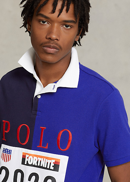 RARE POLO RALPH LAUREN X FORTNITE 2022 STADIUM POLO Men's sz XL Blues ...
