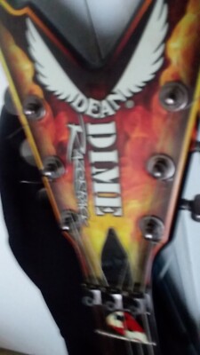 dean left handed Dimebag Darrel razorback explosion Dimebag electric ...