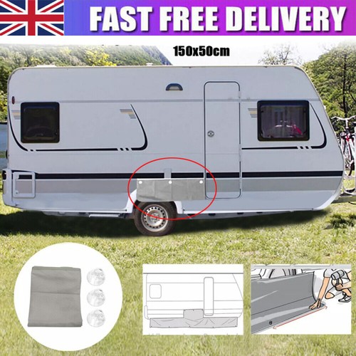 Caravan Motorhome Wheel Arch Cover Kit Awning Skirt With Suckers 4.9x 1 ...