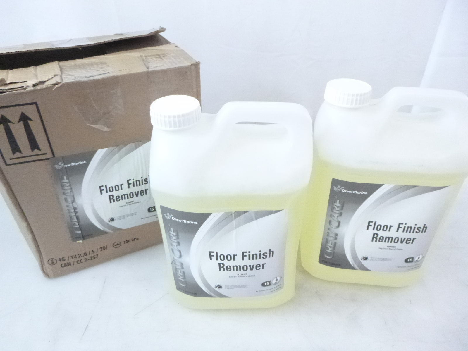 2 Pack Drew Marine Crew Care Floor Finish Remover 2x2.5 Gallons ...