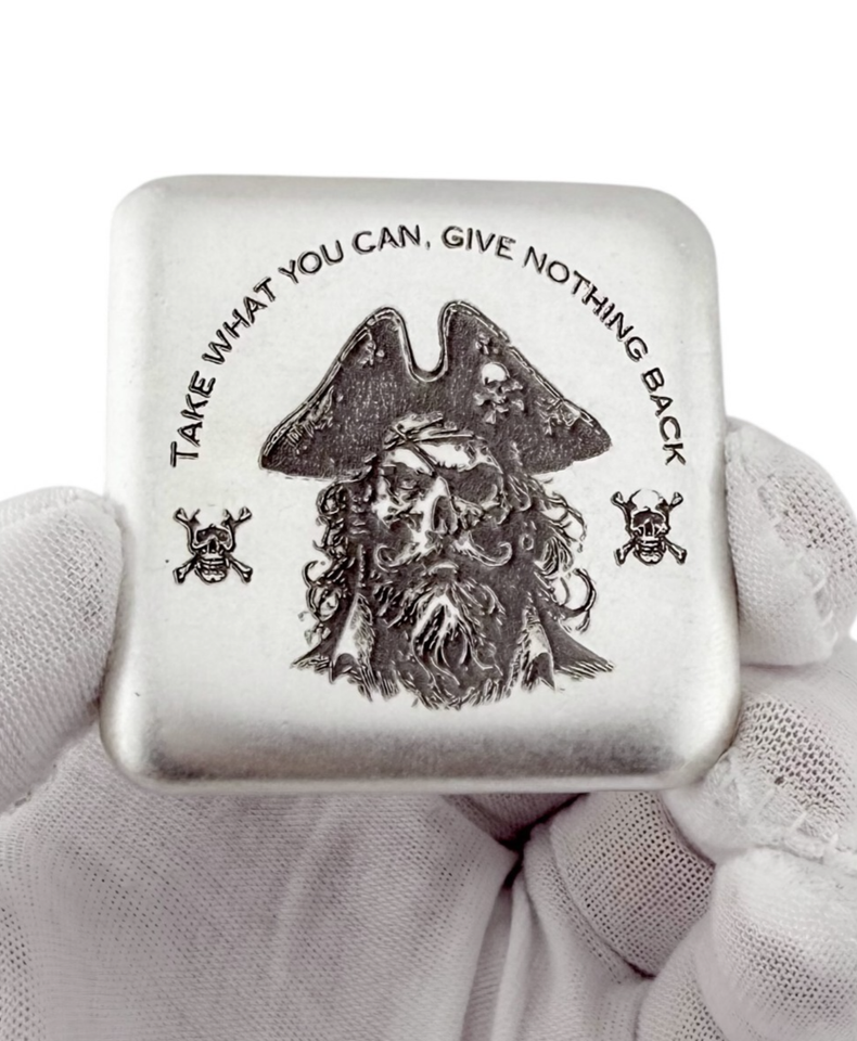 5 Troy Ounce 999 Fine Silver - Take What You Can Give Nothing Back Art ...