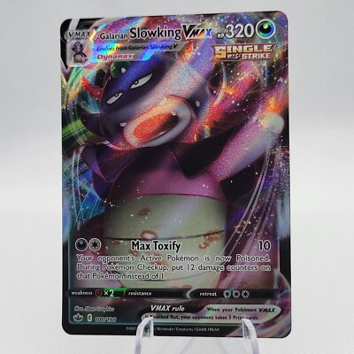 Galarian Slowking VMAX 100/198 Ultra Rare Chilling Reign Pokemon TCG | eBay