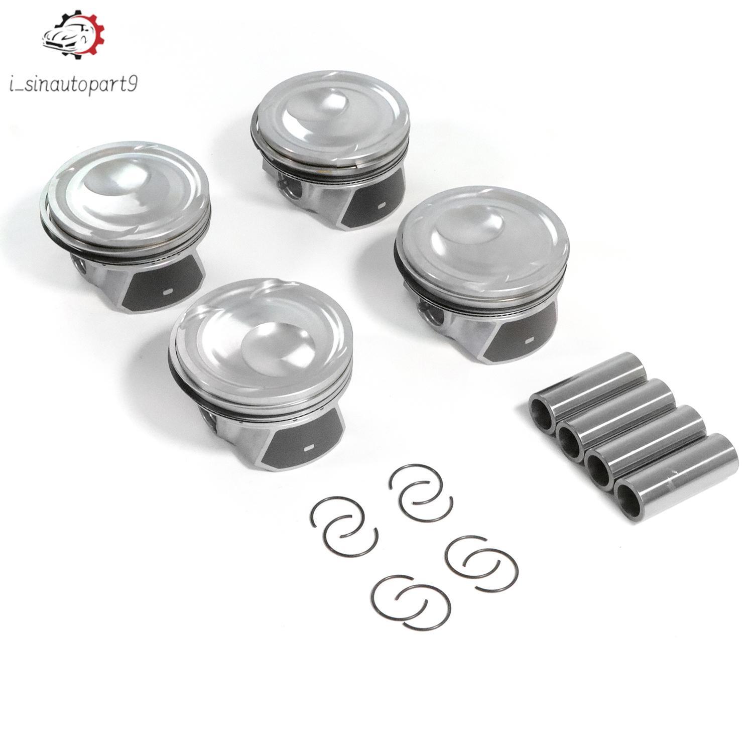 4Pcs Piston & Rings kit For Ford Focus Mustang Lincoln MKC 2.3L ...