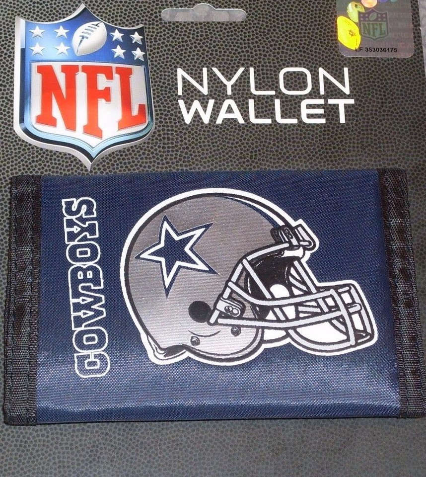 NFL Printed Tri-Fold Nylon Wallet RICO -Select- Team Below | eBay
