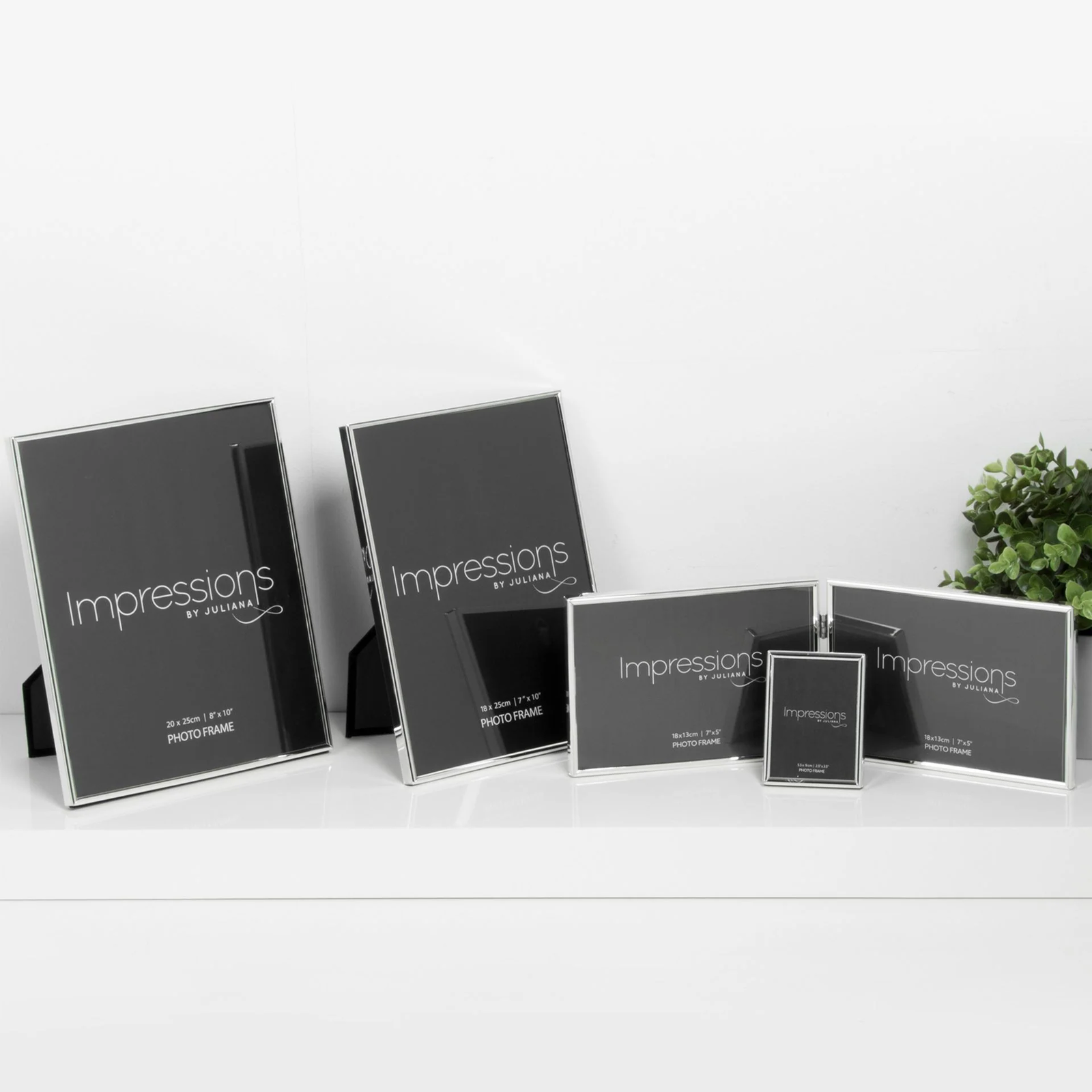 Impressions Thin Silver Plated 10x7 Inch Photo Frame | eBay UK