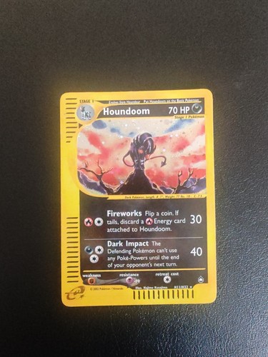 Pokemon Card - Houndoom Holo-H11 ENG | eBay