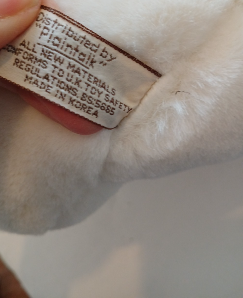 Vintage Heritage Collection Ganz Bros Plaintalk White Mouse Soft Toy ...