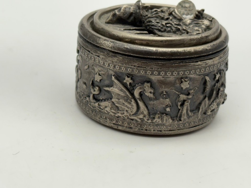 Wizard Trinket Ring Box Myth and Magic Tudor Mint Collectable Pewter | eBay