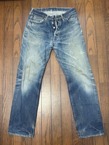 FULLCOUNT Denim Jeans M Vintage 28" Taille 78cm Entrejambe Distressed ...