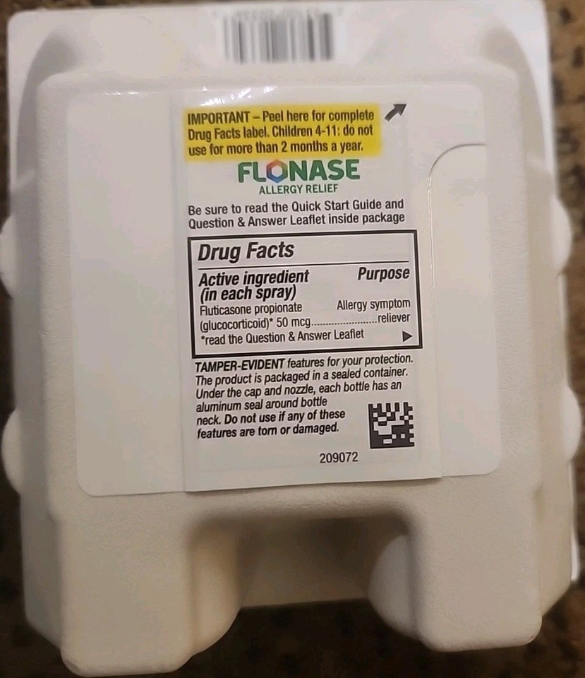 FLONASE Allergy Relief Nasal Spray, 144 Doses - 2 Pack 353100203346| eBay