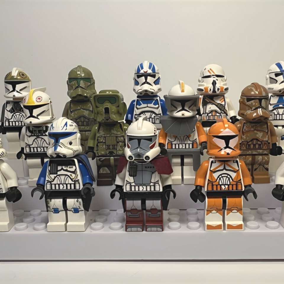 Lego Clone Army Lot Clone Trooper Minifig Captain Rex Minifigure PICK ...