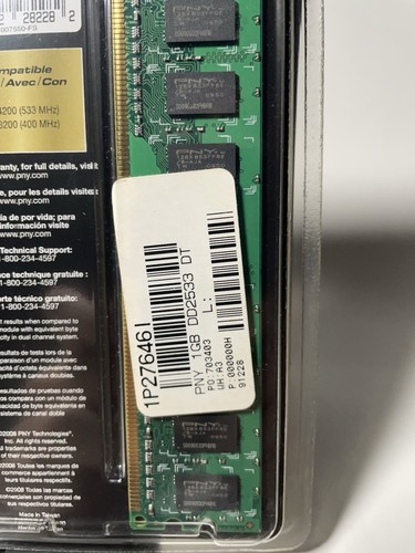 PNY 2GB DD2533 DT Memory Sticks DDR2 PC2-4200 - Sealed In Package | eBay
