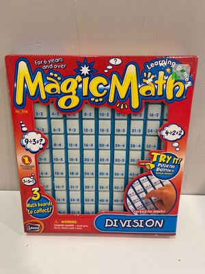 NIB Vintage Magic Math Division Children's Math Learning Game | eBay