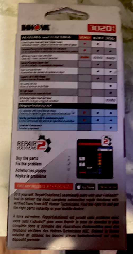 INNOVA 3020RS Code Scanner - Professional OBD2 Scanner - Smog Test Scan ...