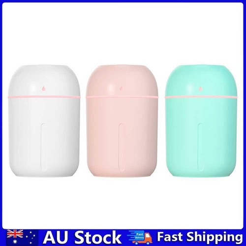 330ML Mini Ultrasonic Air Humidifier Silent USB Essential Oil Diffuser ...