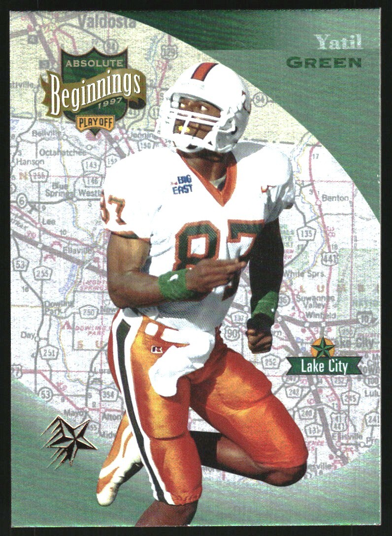 1997 Absolute Beginnings - Bronze Redemption #53 Yatil Green (RC) for ...