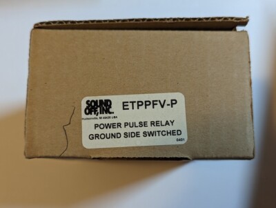 Sound Off Signal Power Pulse Relay ETPPFV-P Ground side Switched ...