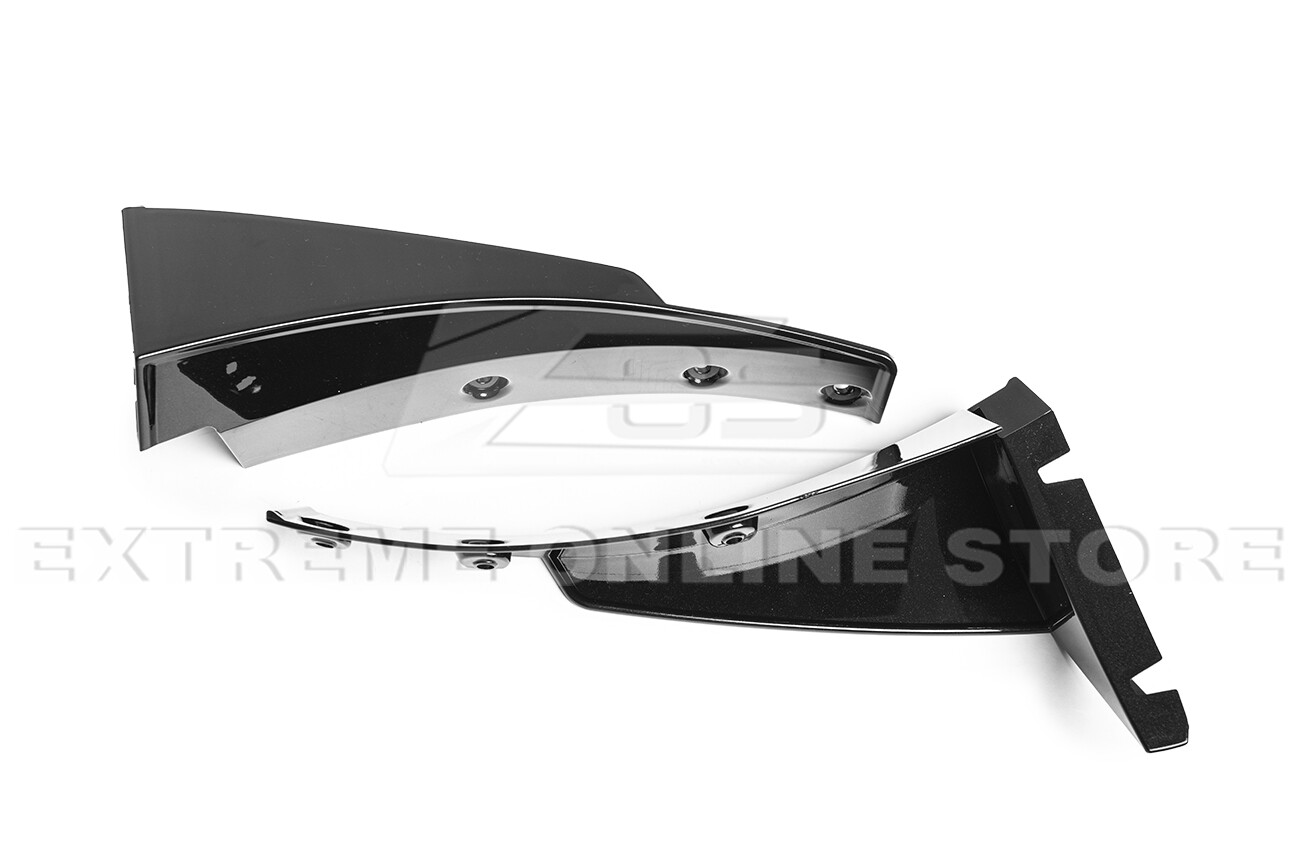 For 14-19 Corvette C7 Z06 Stage 3 ABS PLASTIC Front Splitter Extension ...