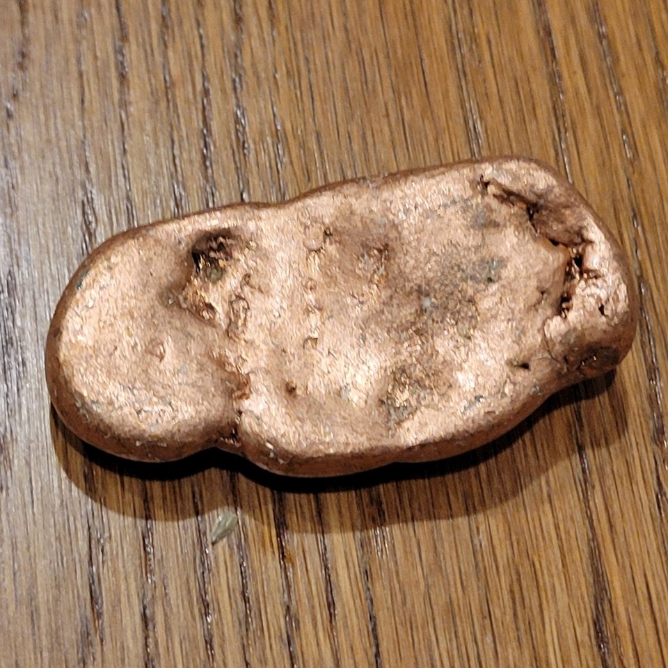 Raw Native Copper Specimen, Large Natural Healing Copper Nugget, 145 ...