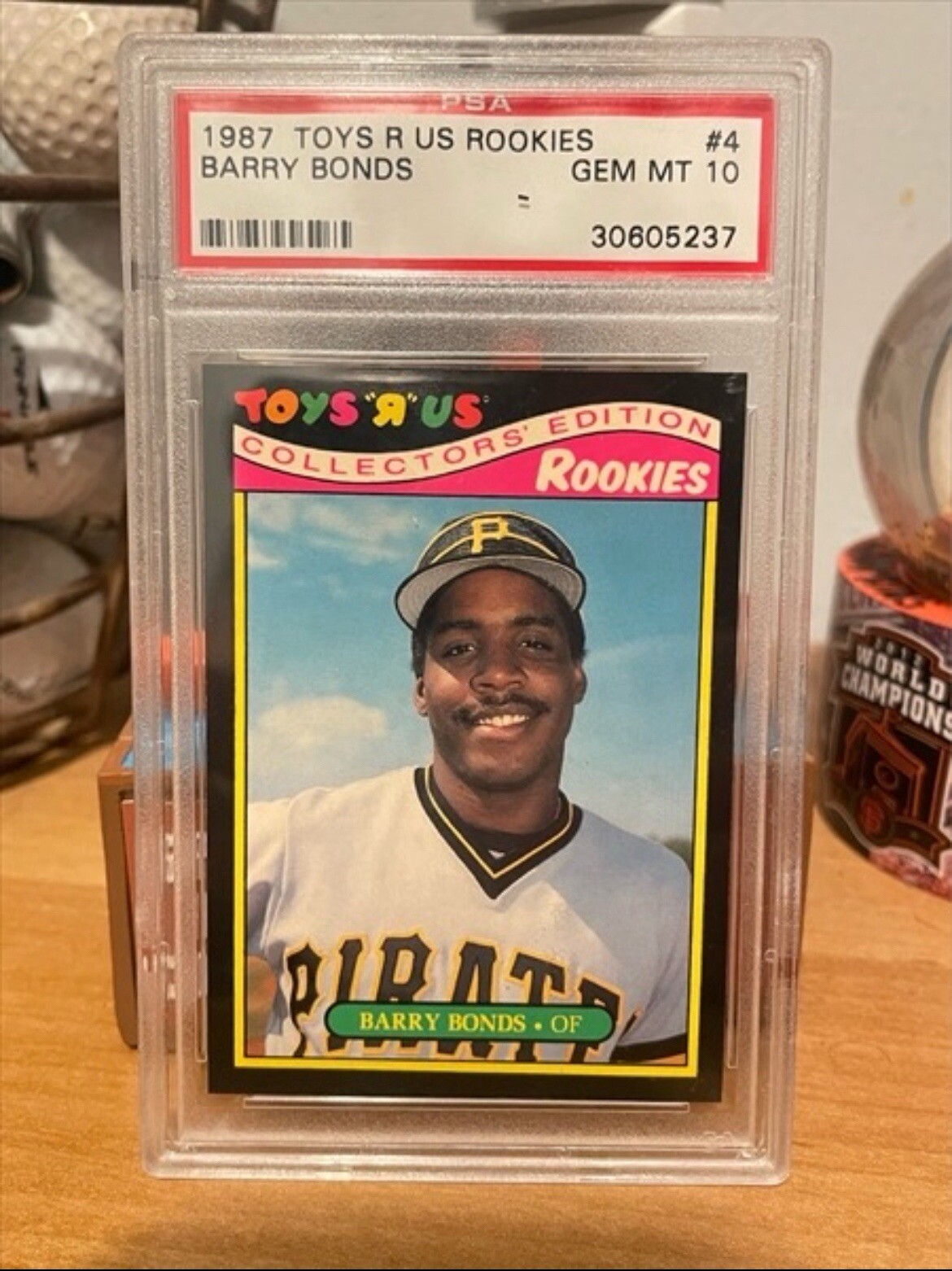 1987 Toys R Us Rookies #4 Barry Bonds PSA 10 Gem Mint | eBay