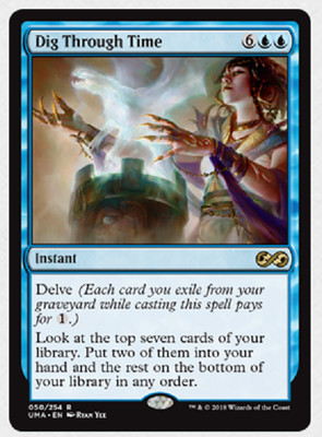 Dig Through Time..Ultimate Masters Rare MTG Magic the Gathering - MINT ...