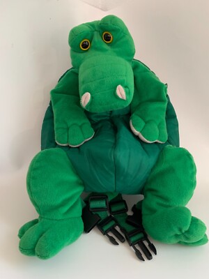 Jstuff Associates Corp. Green Plush Alligator Backpack | eBay