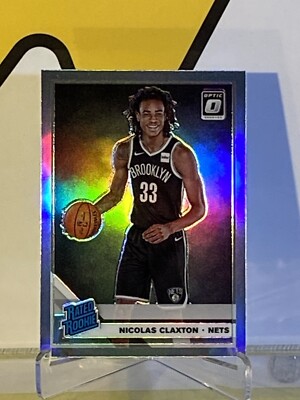 Nicolas Claxton 2029-20 Rated Rookie Optic Silver Super Clean Mint Gem ...