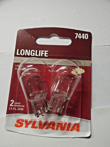 SYLVANIA - 7440 Long Life Miniature Bulb Back-Up/Reverse Light - A pack ...