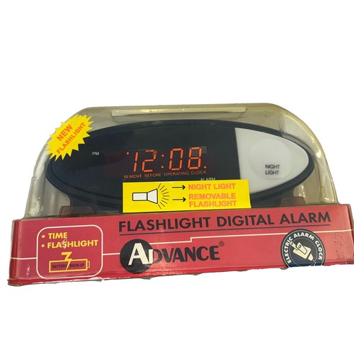 Vintage Advance Alarm Clock with Hi/Lo Night Light Battery Backup / NEW ...