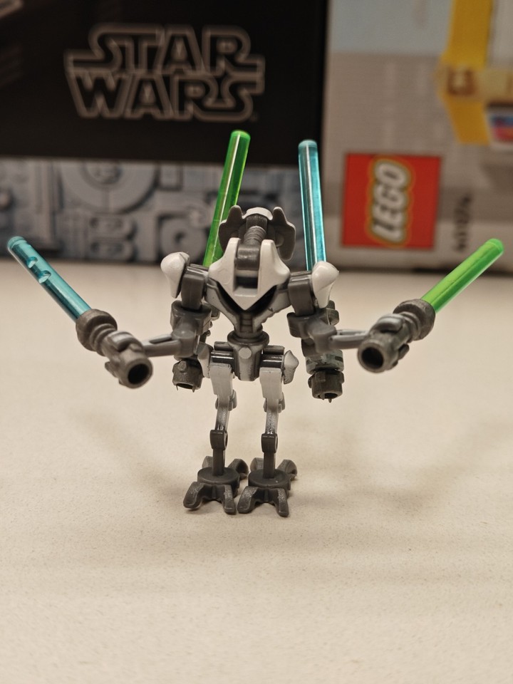 NEW Star Wars General Grievous White Armor Custom Lego Minifigure sw051 ...