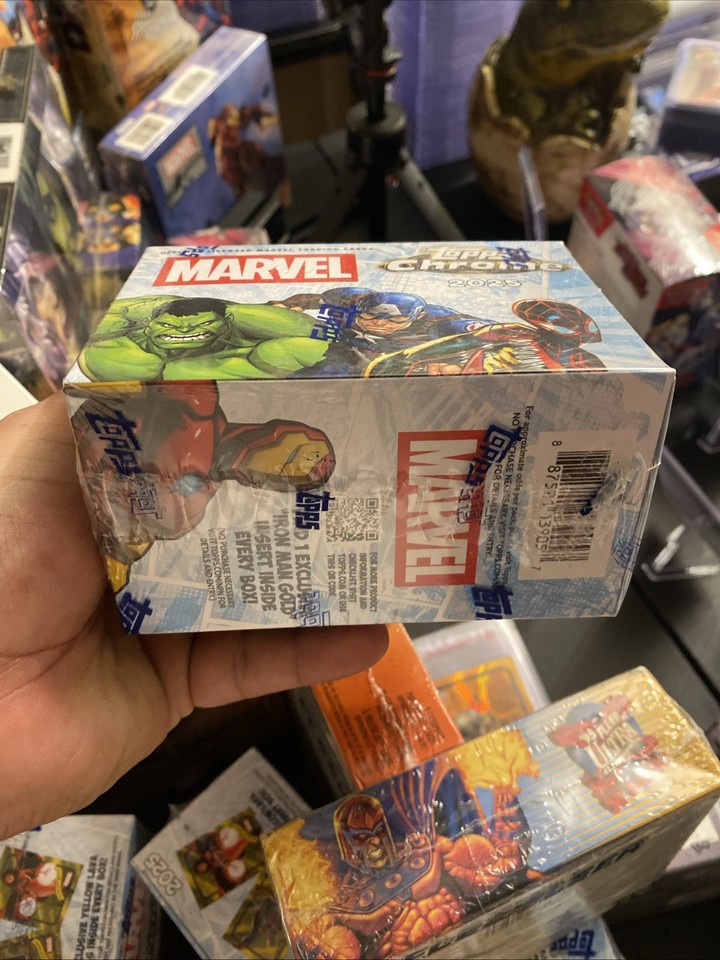 2025 TOPPS CHROME MARVEL BLASTER BOX NEW SEALED | eBay