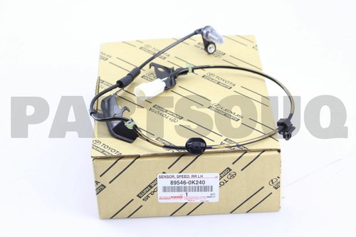 895460K240 Genuine Toyota SENSOR SPEED RR LH 89546-0K240 | eBay