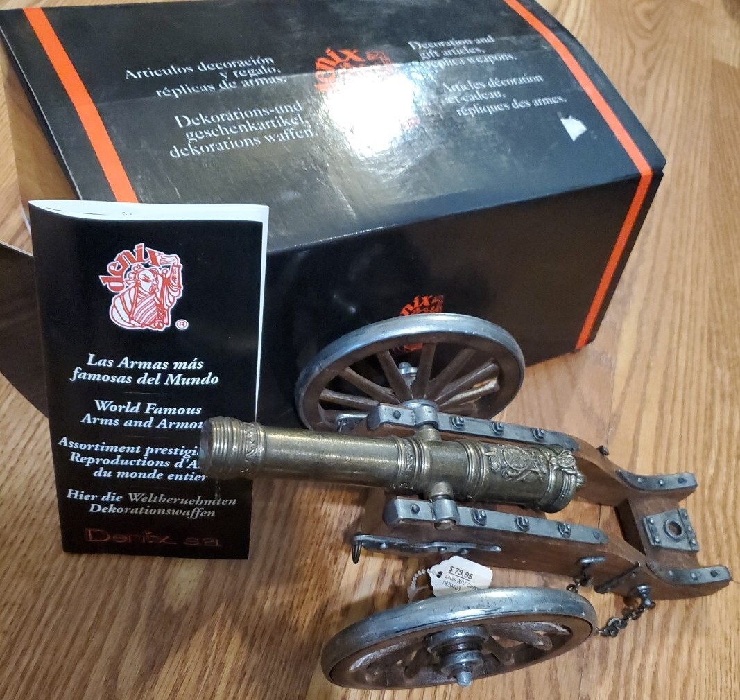 VINTAGE DENIX 18th Century Louis XIV Cannon Assembled | eBay