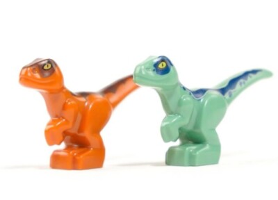 Lego Baby Velociraptor Minifigures Set of Two | eBay UK