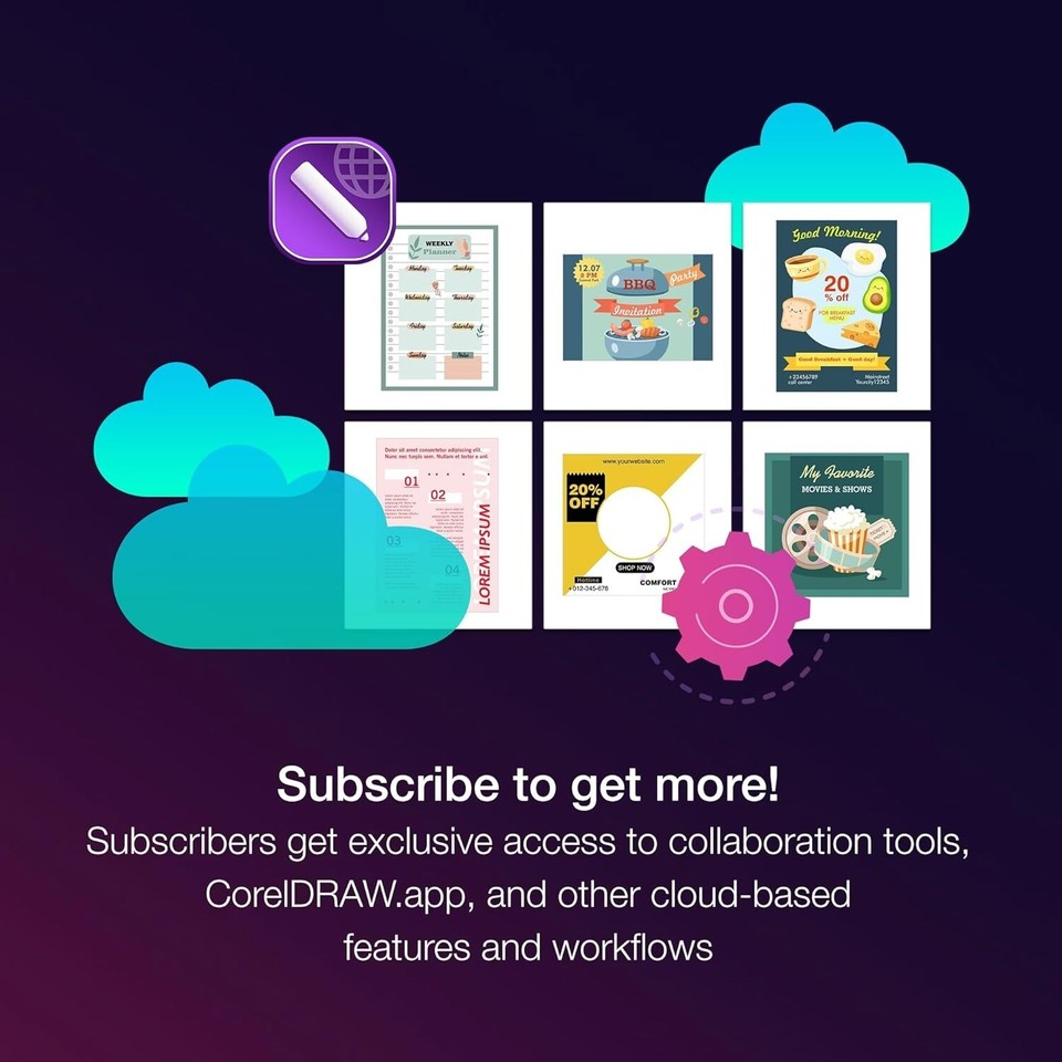 CorelDRAW Graphics Suite 2025 Activation Card for Students & Teachers ...