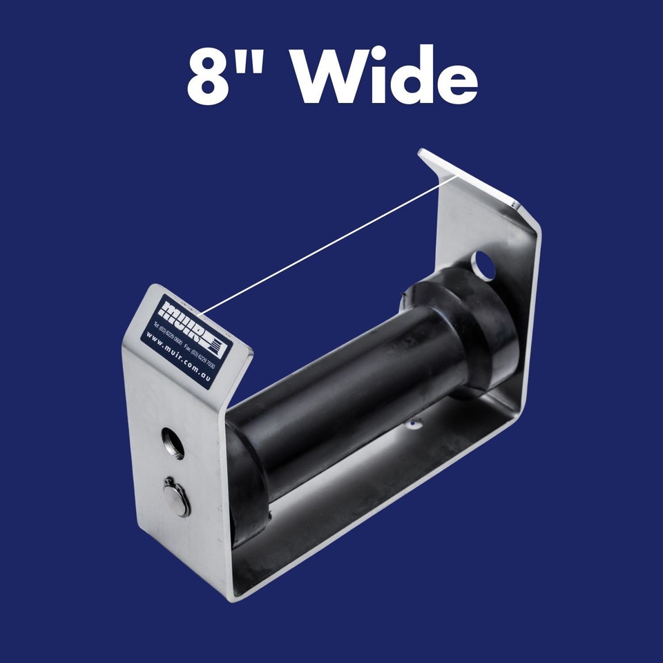 Muir Drum Winch Guide Roller 8" – Replacement Rubber | eBay