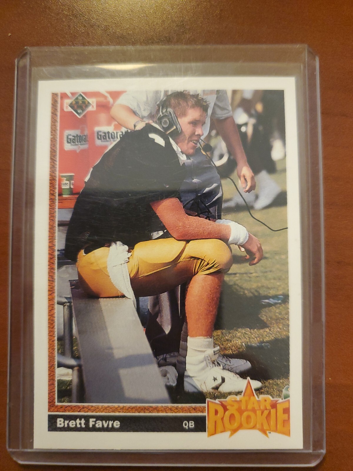 1991 Upper Deck Brett Farve Star NFL Rookie Card #13 Falcons/Packers | eBay