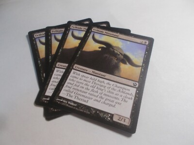 Felhide Minotaur x4 MTG Theros Black Common Creature NM | eBay
