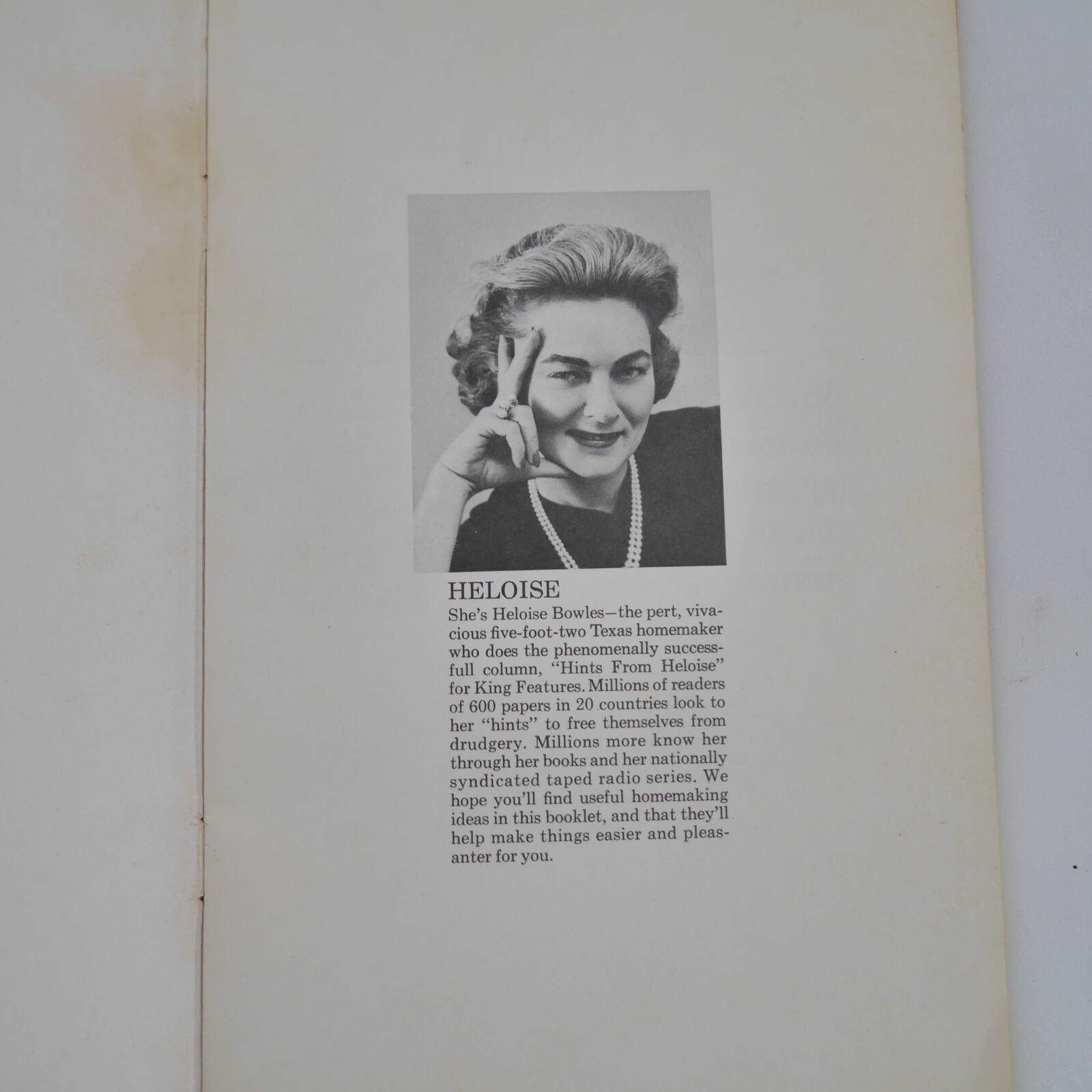 Air Force Hints from Heloise Vintage Recruiting Advertisement Book for ...