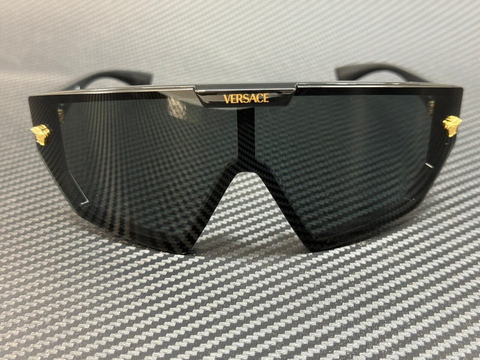 VERSACE VE4461 GB1 87 Black Dark Grey 70 mm Unisex Sunglasses | eBay