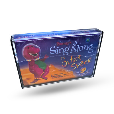 Barney's Sing Along In Outer Space 1999 Cassette - RARE HTF - READ DESCRIPTION | eBay
