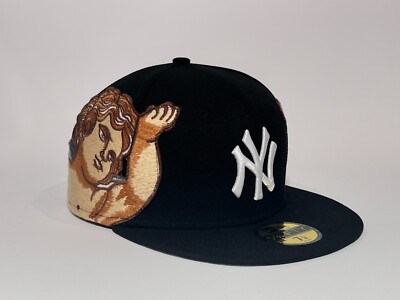 New Era x Jon Stan New York Yankees Angels Embroidery patch 59Fifty Hat ...
