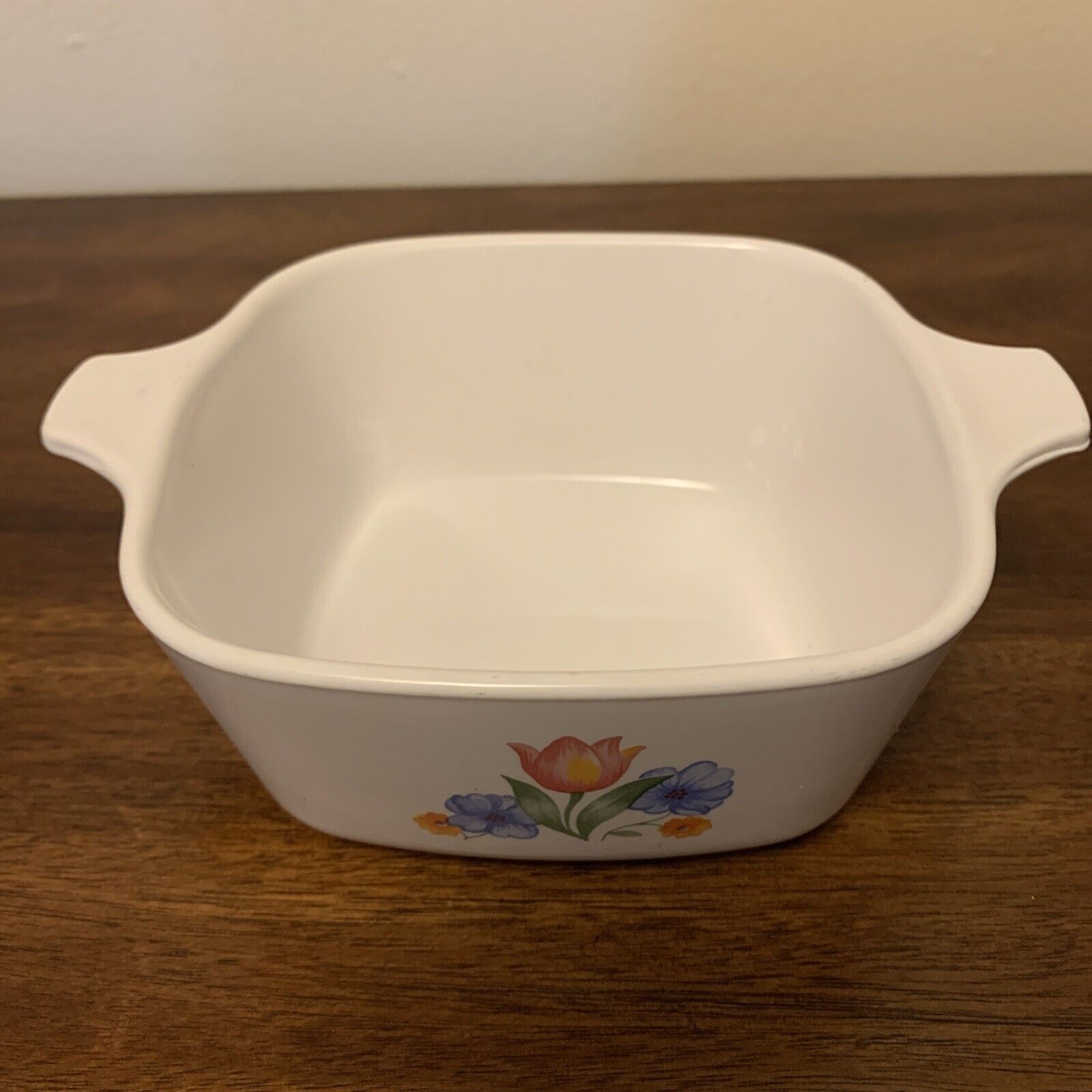 TULIP FRESH CUT Corning Ware Petite Casserole Dish P-43-B Corelle USA 2 ...